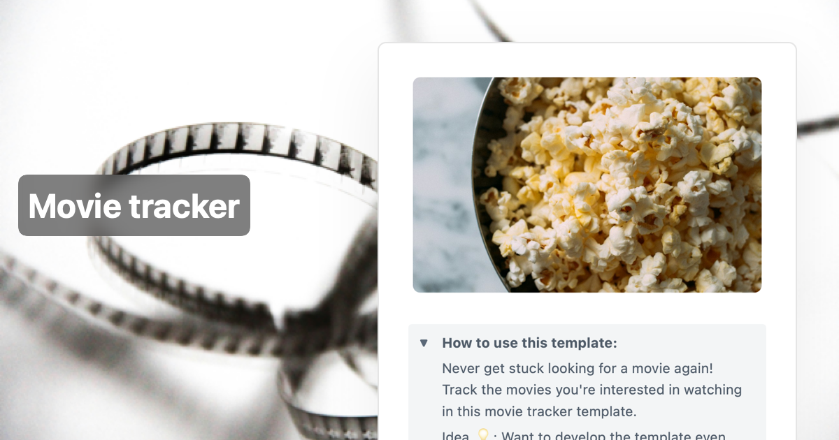 Movie tracker