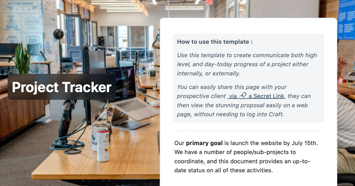 Project Tracker