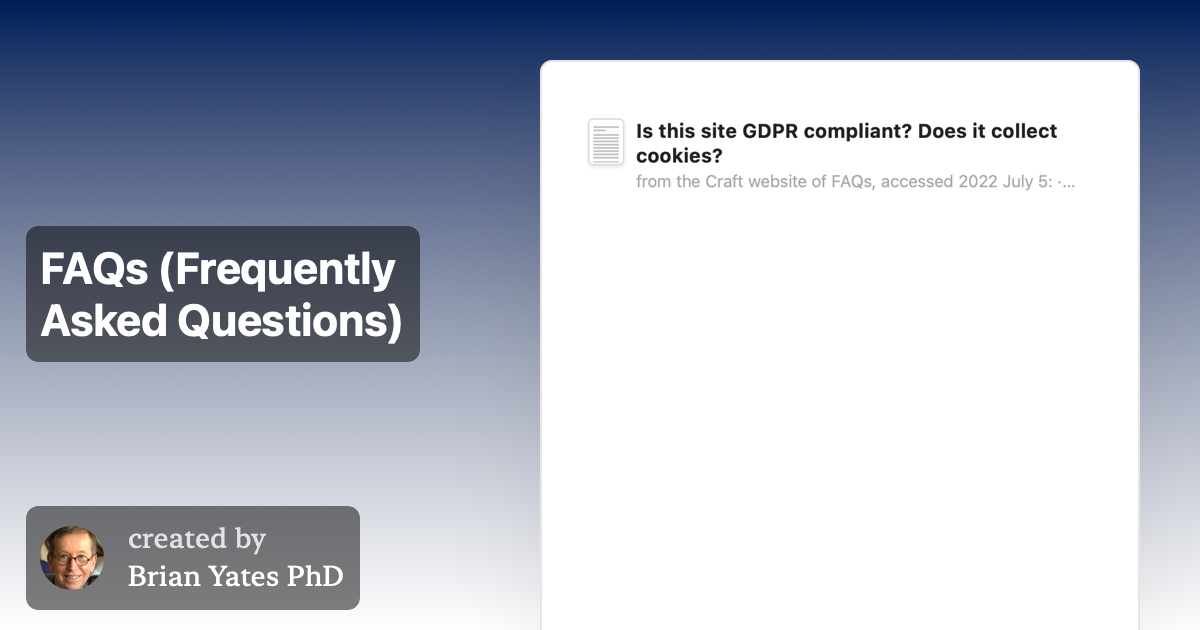 FAQs (Frequently Asked Questions)