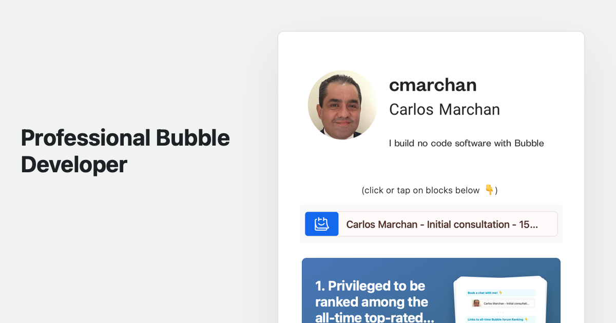 Expert Bubble Developer