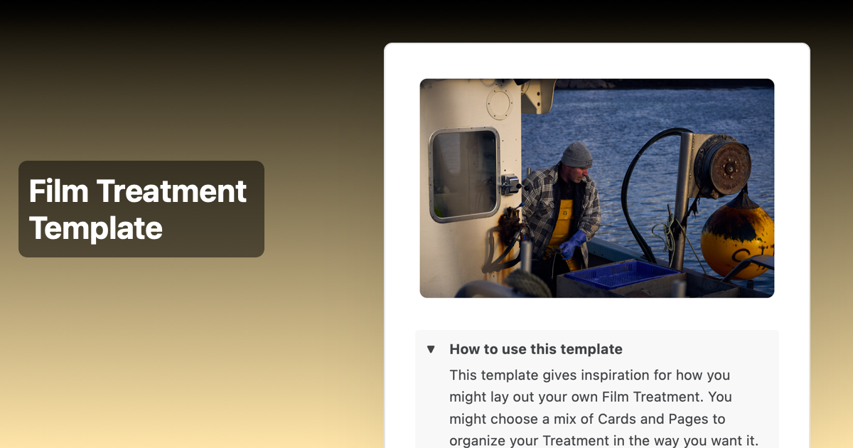 Film Treatment Template