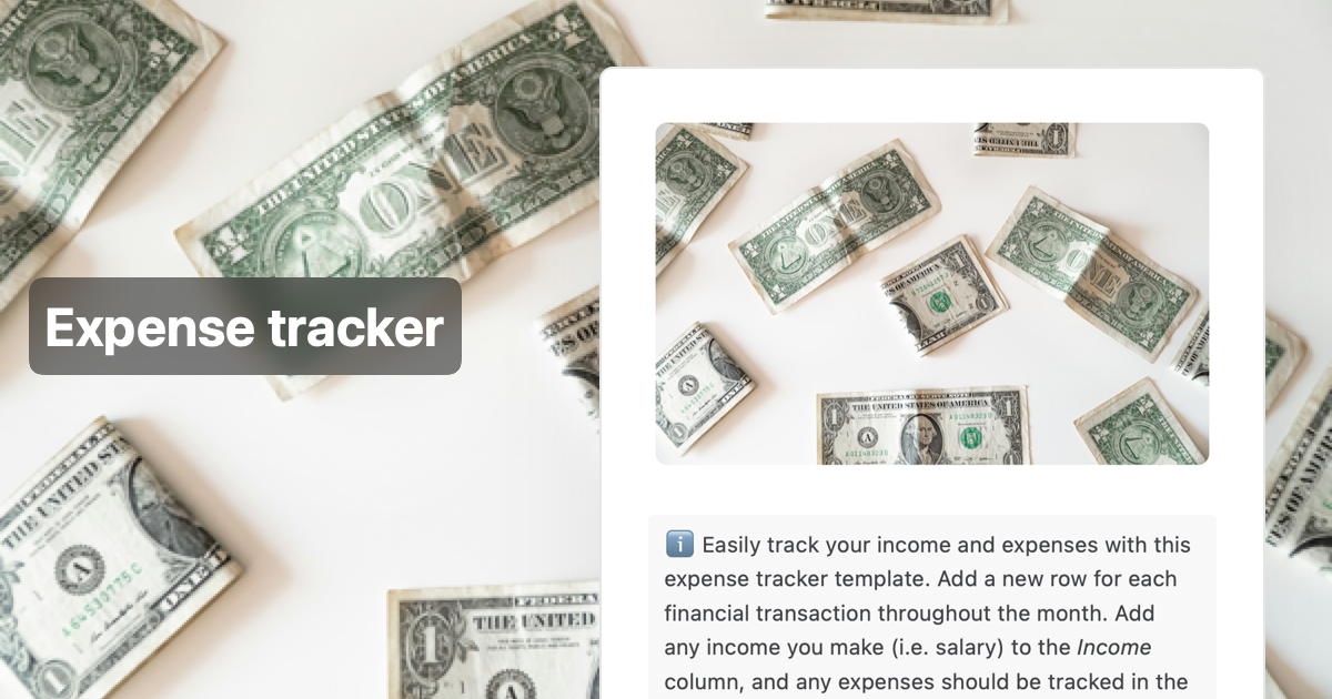 Expense tracker