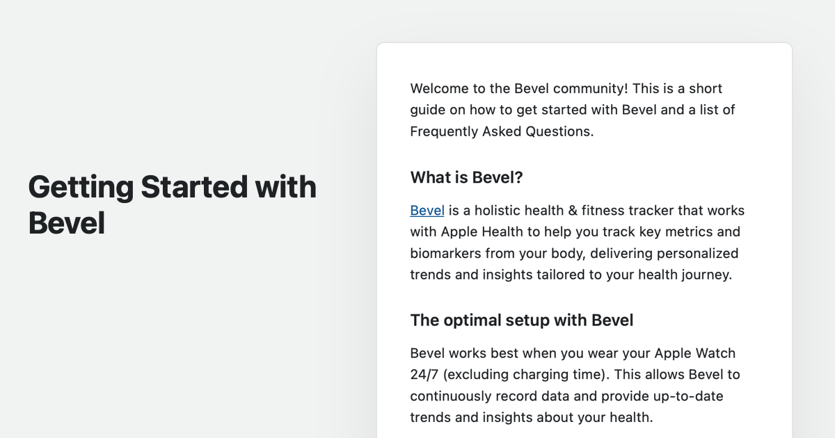 Getting Started with Bevel