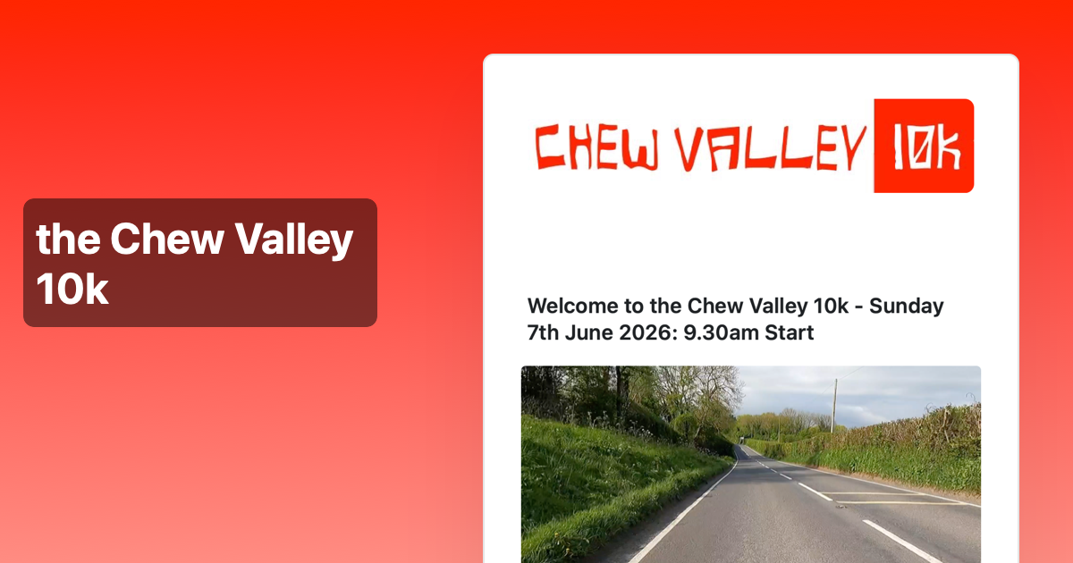 the Chew Valley 10k