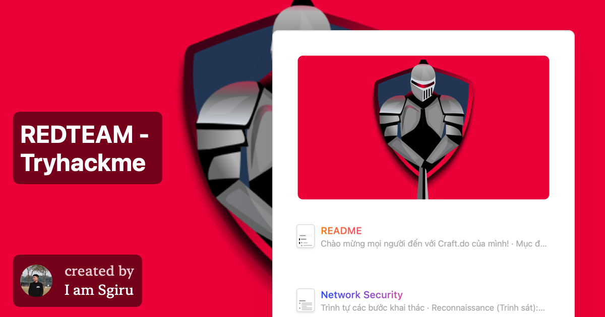 REDTEAM - Tryhackme