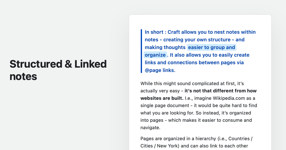 Structured & Linked notes