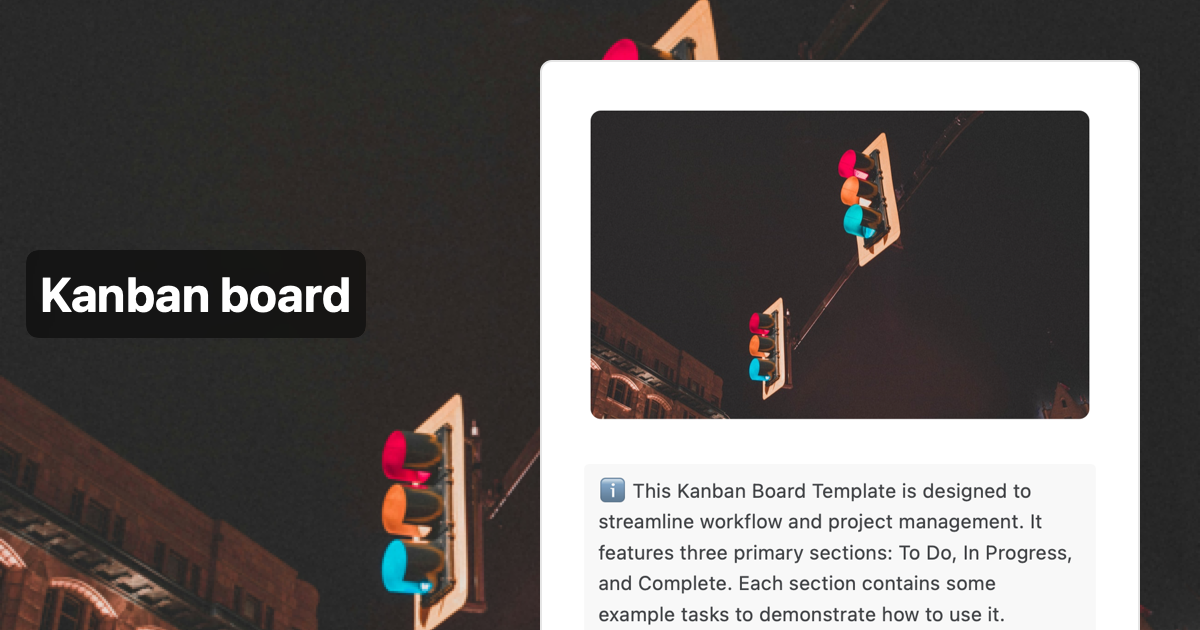 Kanban board