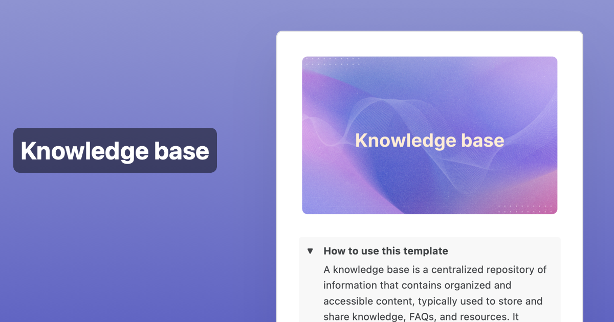Knowledge base