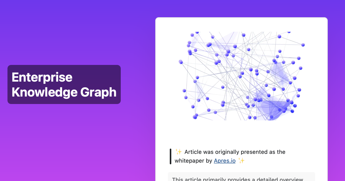 Enterprise Knowledge Graph