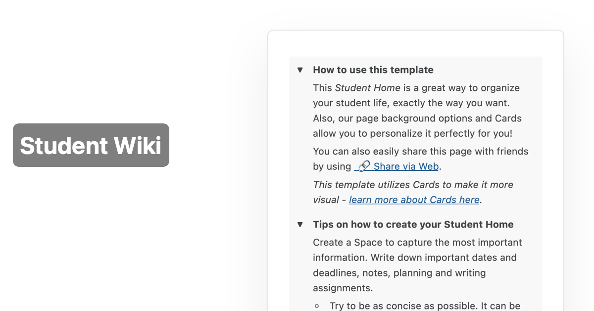 Student Wiki