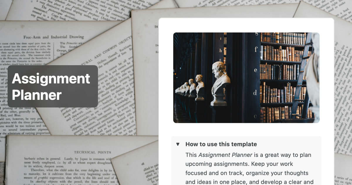 Assignment Planner
